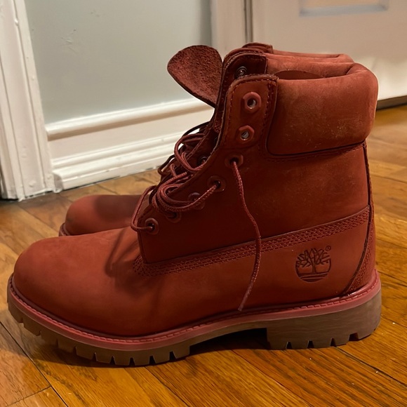 Timberland | Shoes | Timberland Red 6 Inch Premium Boots | Poshmark